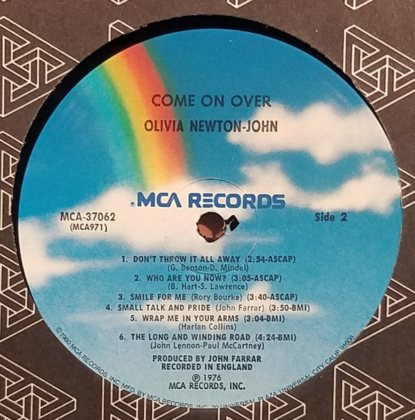 Buy Olivia Newton-John : Come On Over (LP, Album, RE, Pin) Online for a ...