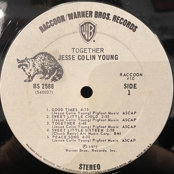 Buy Jesse Colin Young : Together (LP, Album, Ter) Online for a great ...